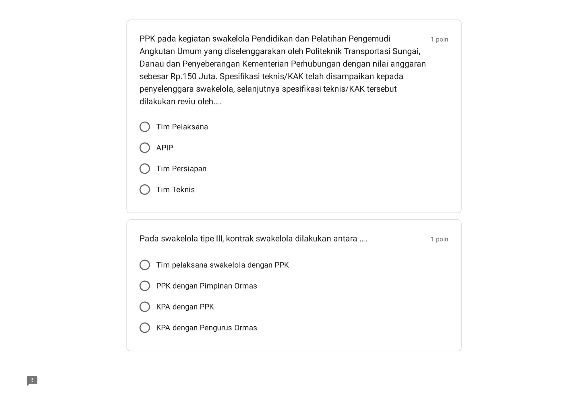 Contoh Soal pelatihan pbj M6 Swakelola.pdf