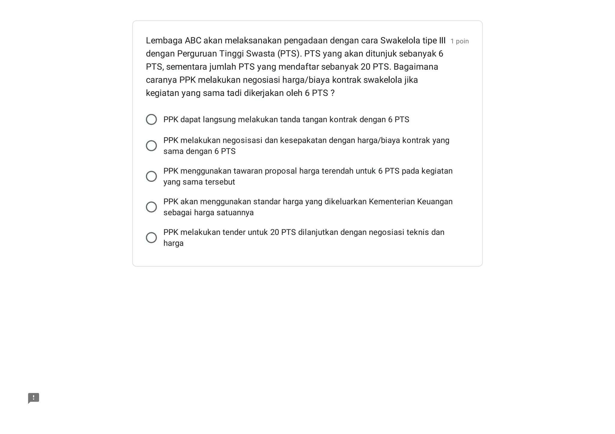Contoh Soal pelatihan pbj M6 Swakelola.pdf