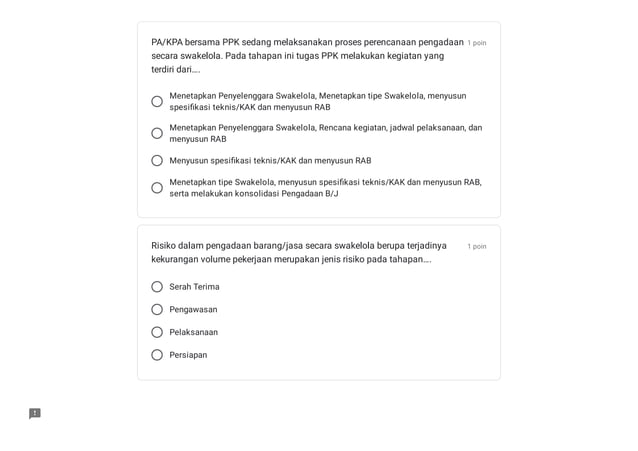 Contoh Soal pelatihan pbj M6 Swakelola.pdf
