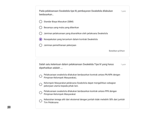 Contoh Soal pelatihan pbj M6 Swakelola.pdf