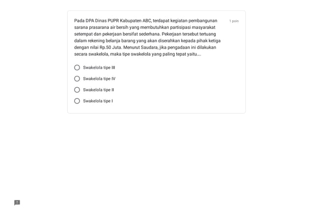 Contoh Soal pelatihan pbj M6 Swakelola.pdf