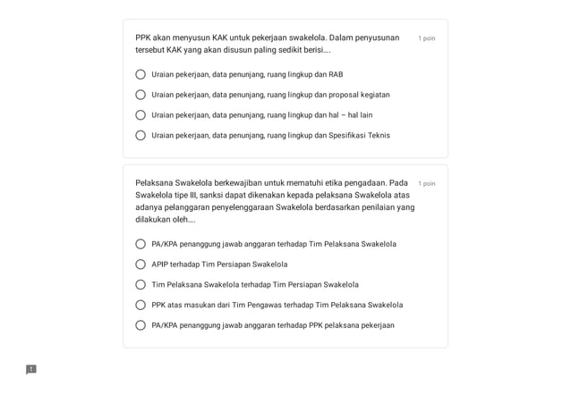 Contoh Soal pelatihan pbj M6 Swakelola.pdf