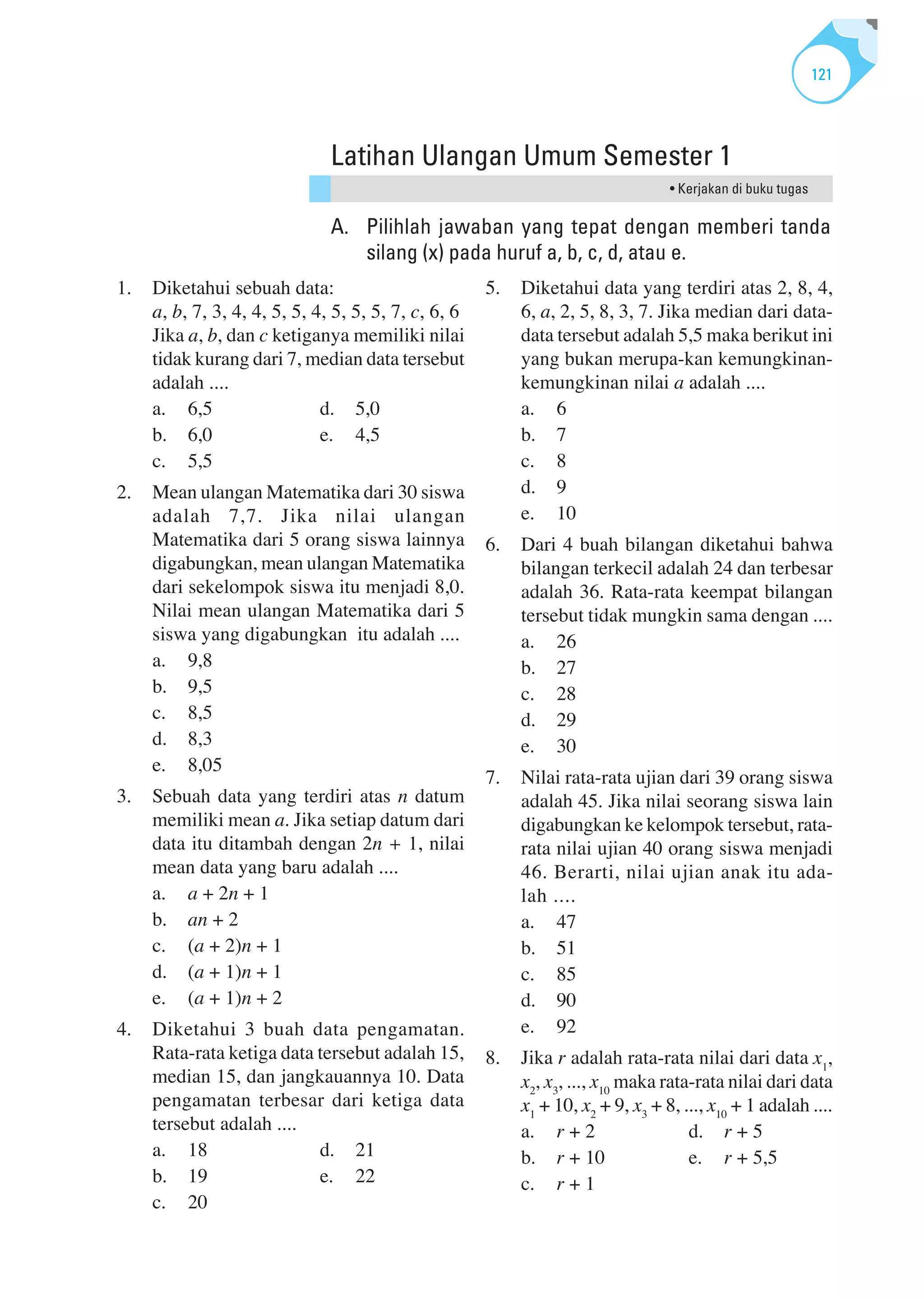 Contoh soal matematika | PDF
