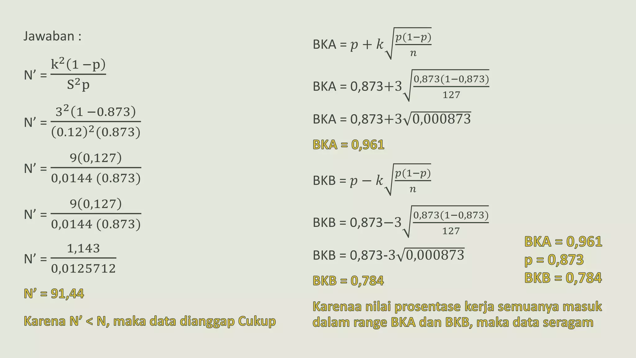 Contoh soal perancangan dan pengukuran kerja | PPTX