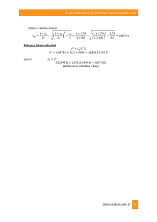 Contoh soal struktur_kayu | PDF