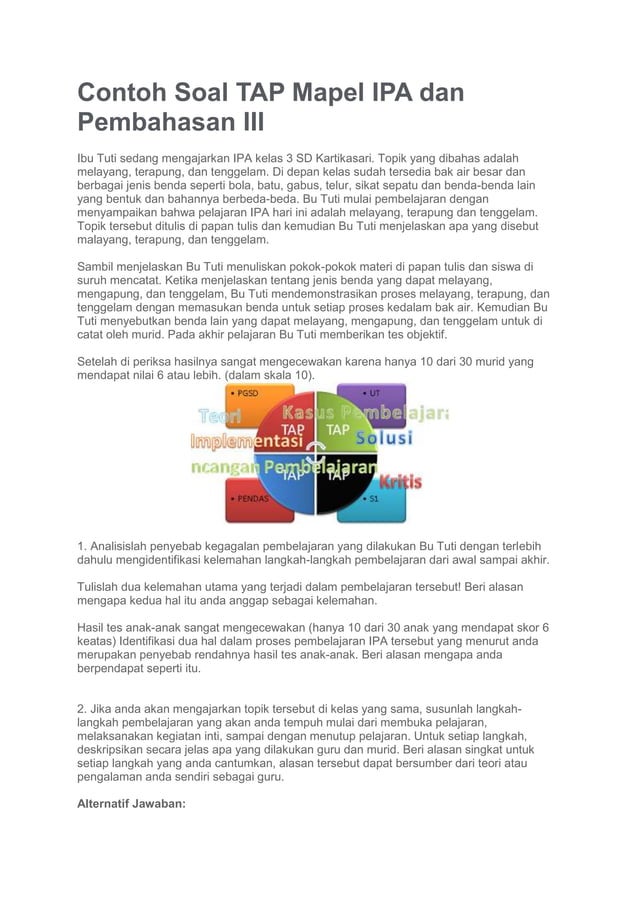 MEMBELAJARAN IPA YANG EFEKTIF | PDF