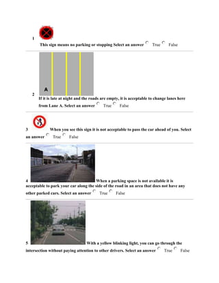 Contoh soal test ujian sim d jpg | DOCX
