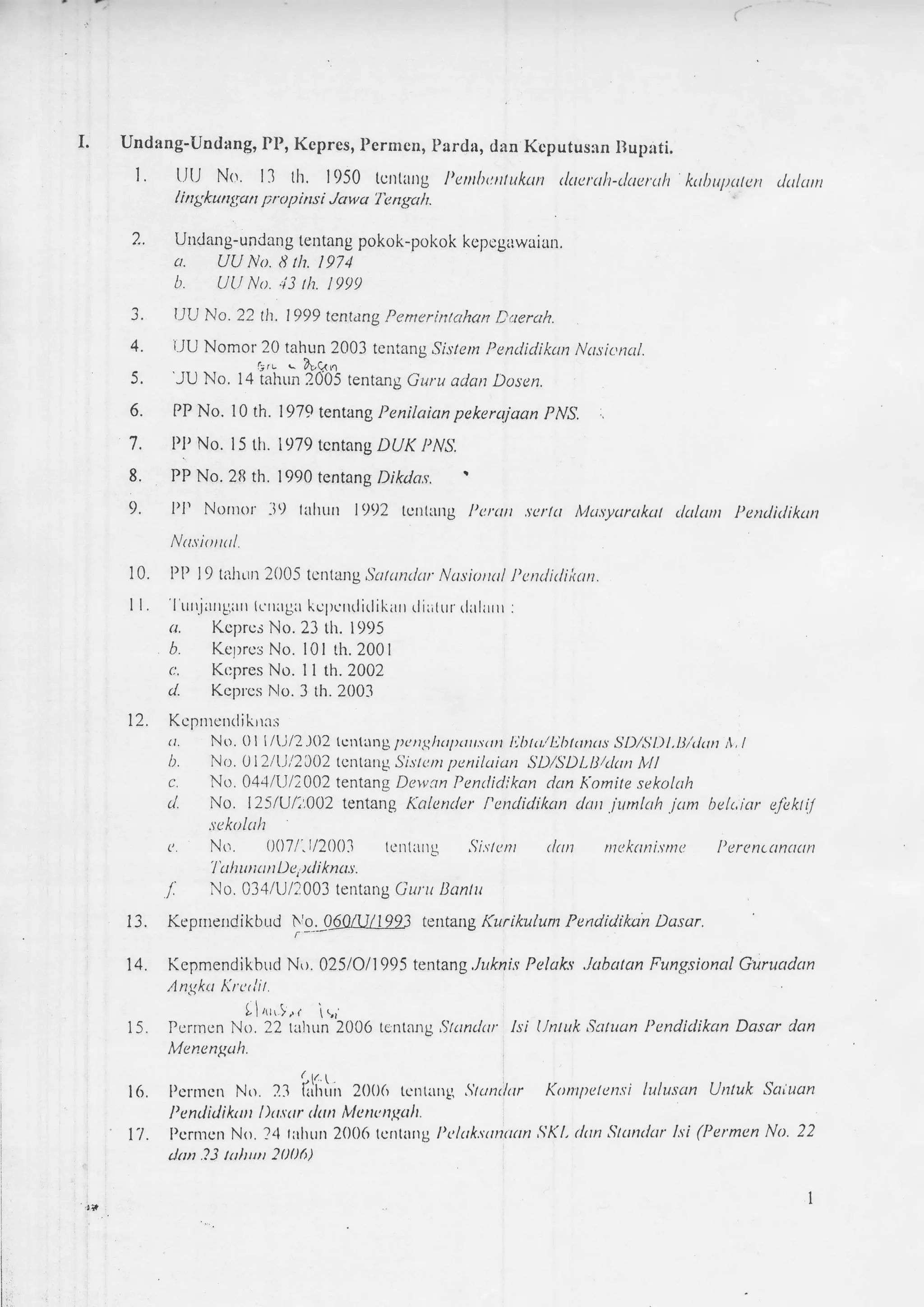 Contoh soal uka tentang undang undang dll | PDF