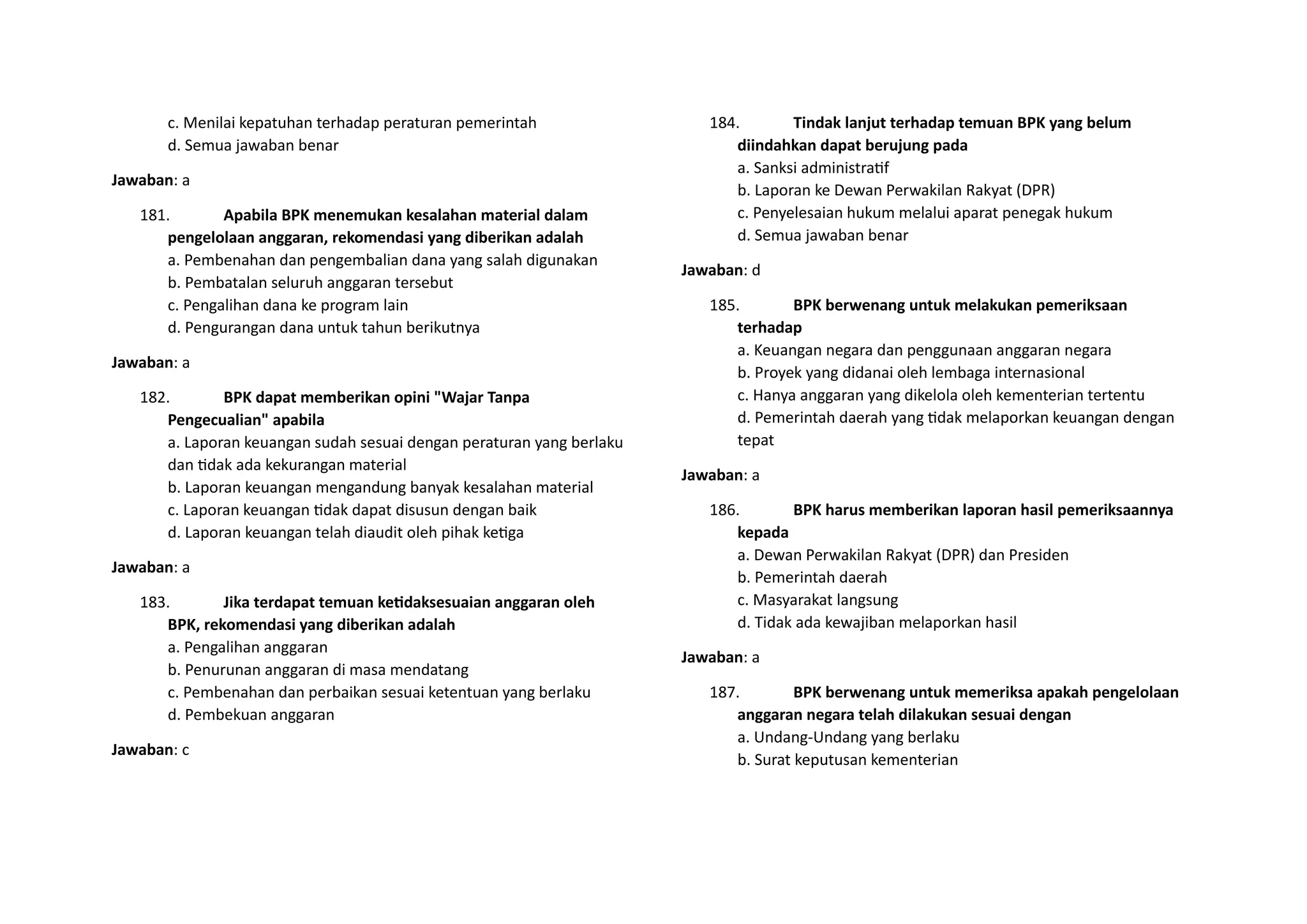 Contoh Soal Soal UU NO 15 2004 lengkap.pdf