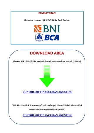 Contoh SOP Finance dan Akunting | PDF