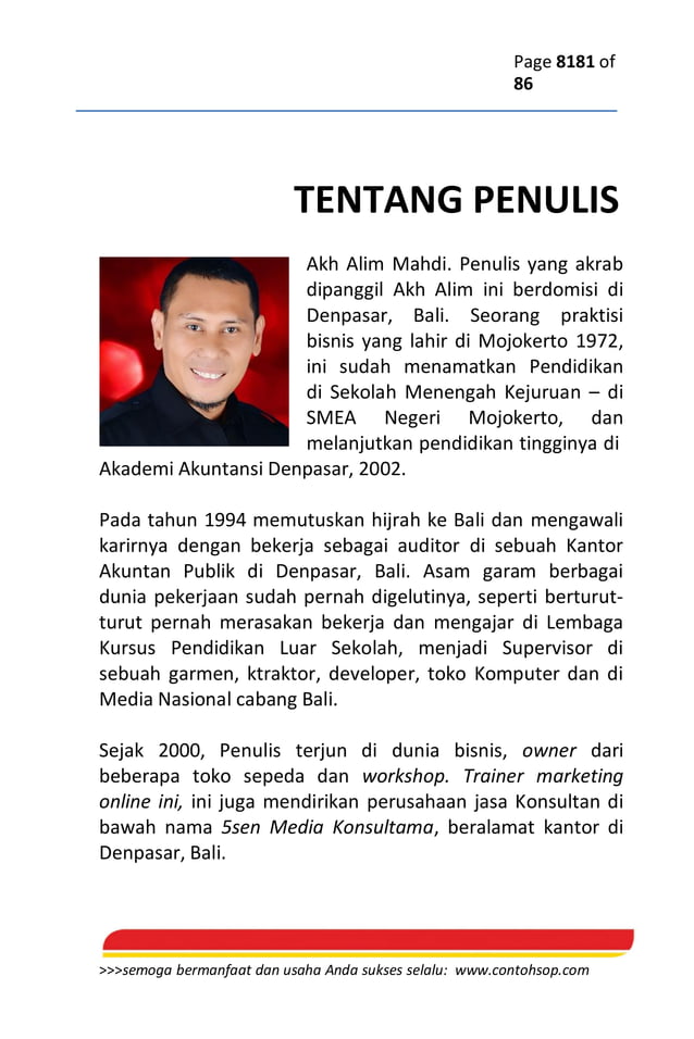 Contoh SOP Layanan Customer Toko Tetail | PDF