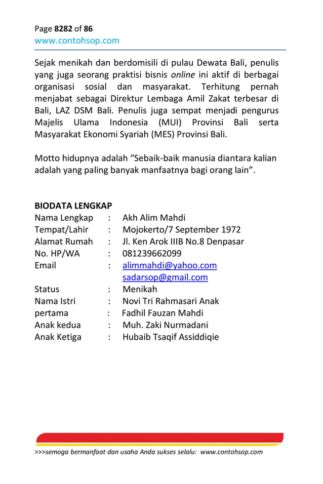 Contoh SOP Layanan Customer Toko Tetail | PDF