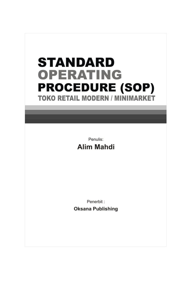 Contoh SOP Layanan Customer Toko Tetail | PDF