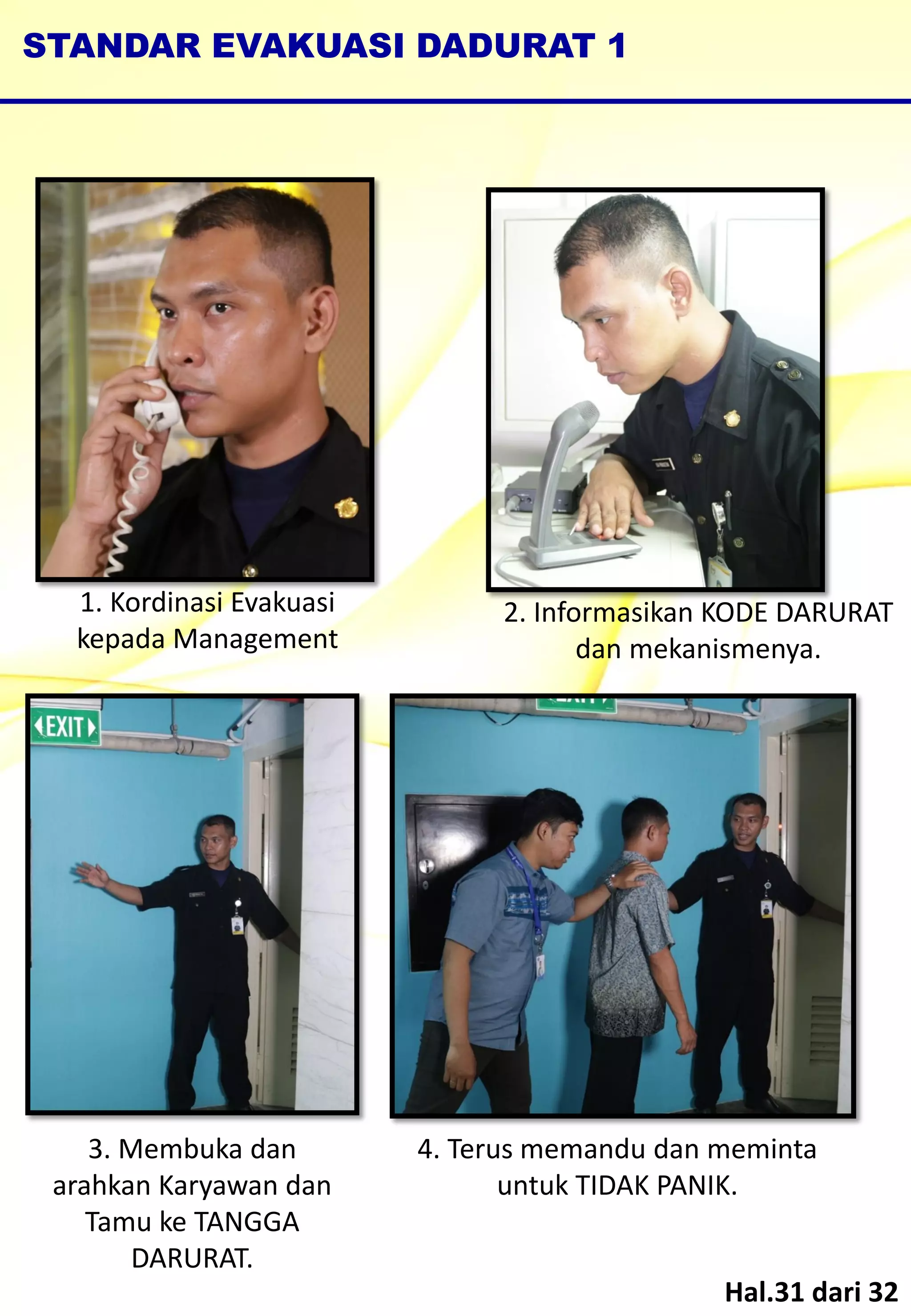 Contoh sop security pengamanan - code of conduct | PDF