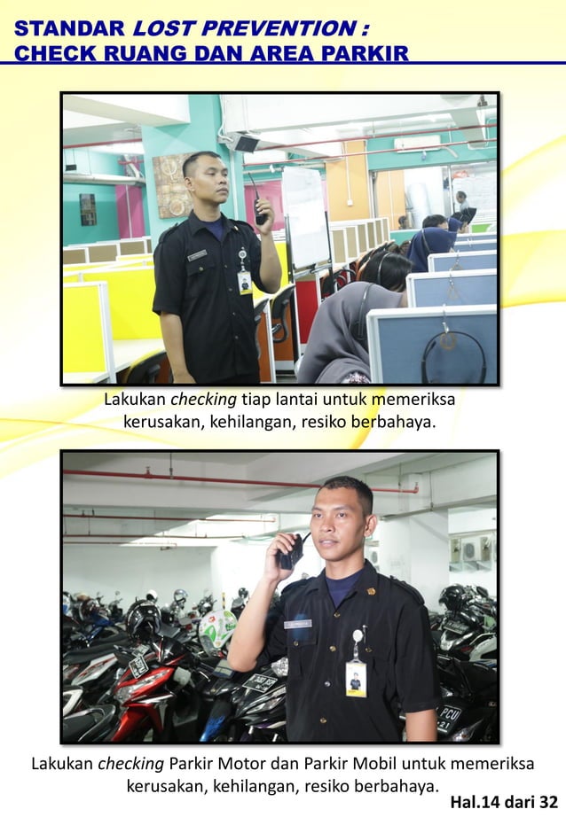 Contoh sop security pengamanan - code of conduct | PDF