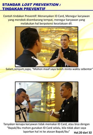 Contoh sop security pengamanan - code of conduct | PDF
