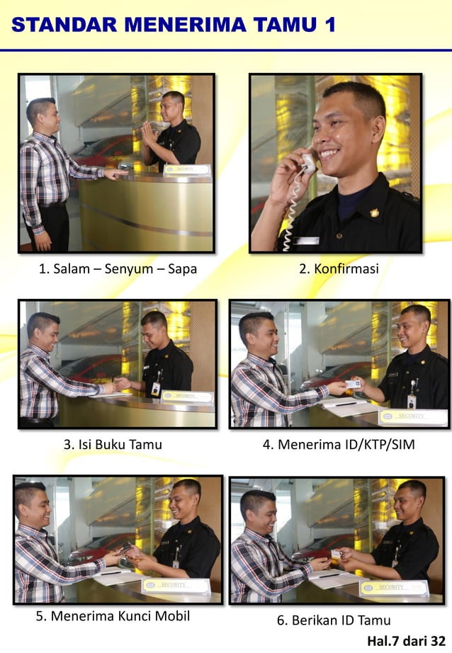 Contoh sop security pengamanan - code of conduct | PDF