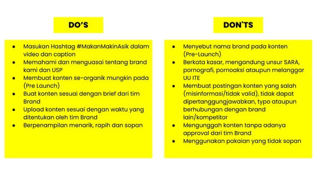 Contoh Template SOW untuk Influencer Marketing | PDF