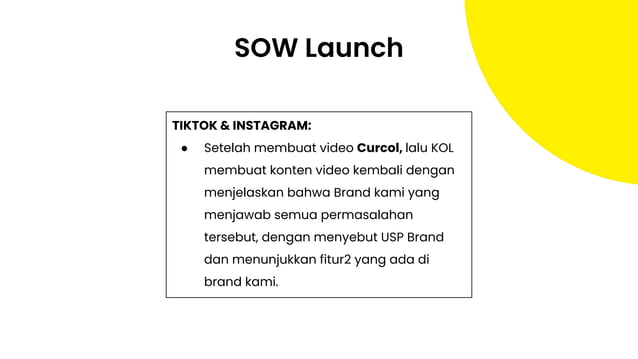 Contoh Template SOW untuk Influencer Marketing | PDF