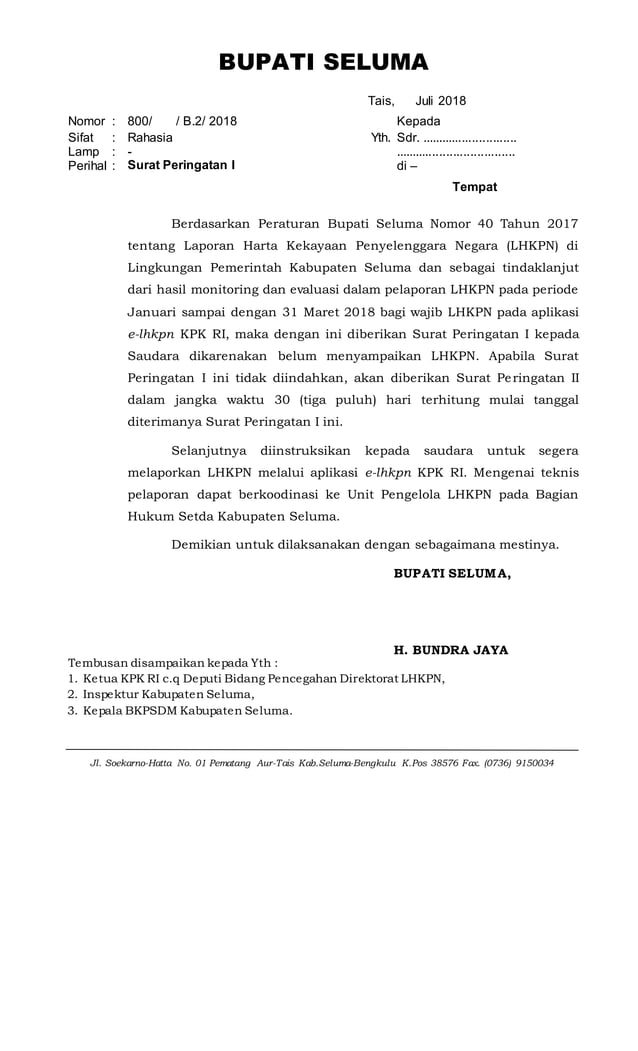 Contoh sp | PDF