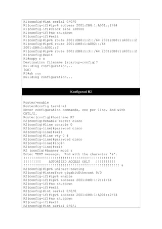 Contoh static router | PDF
