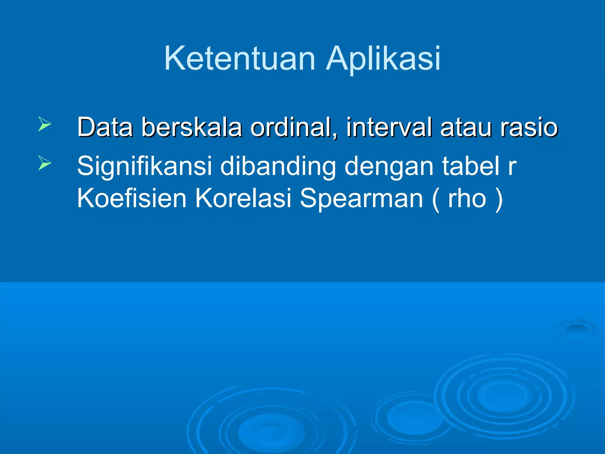Contoh statistik koefisien korelasi tata jenjang spearman-rho | PPT
