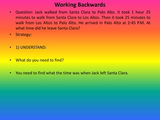 Contoh strategi penyelesaian masalah dalam polya’s model | PPT | Free ...