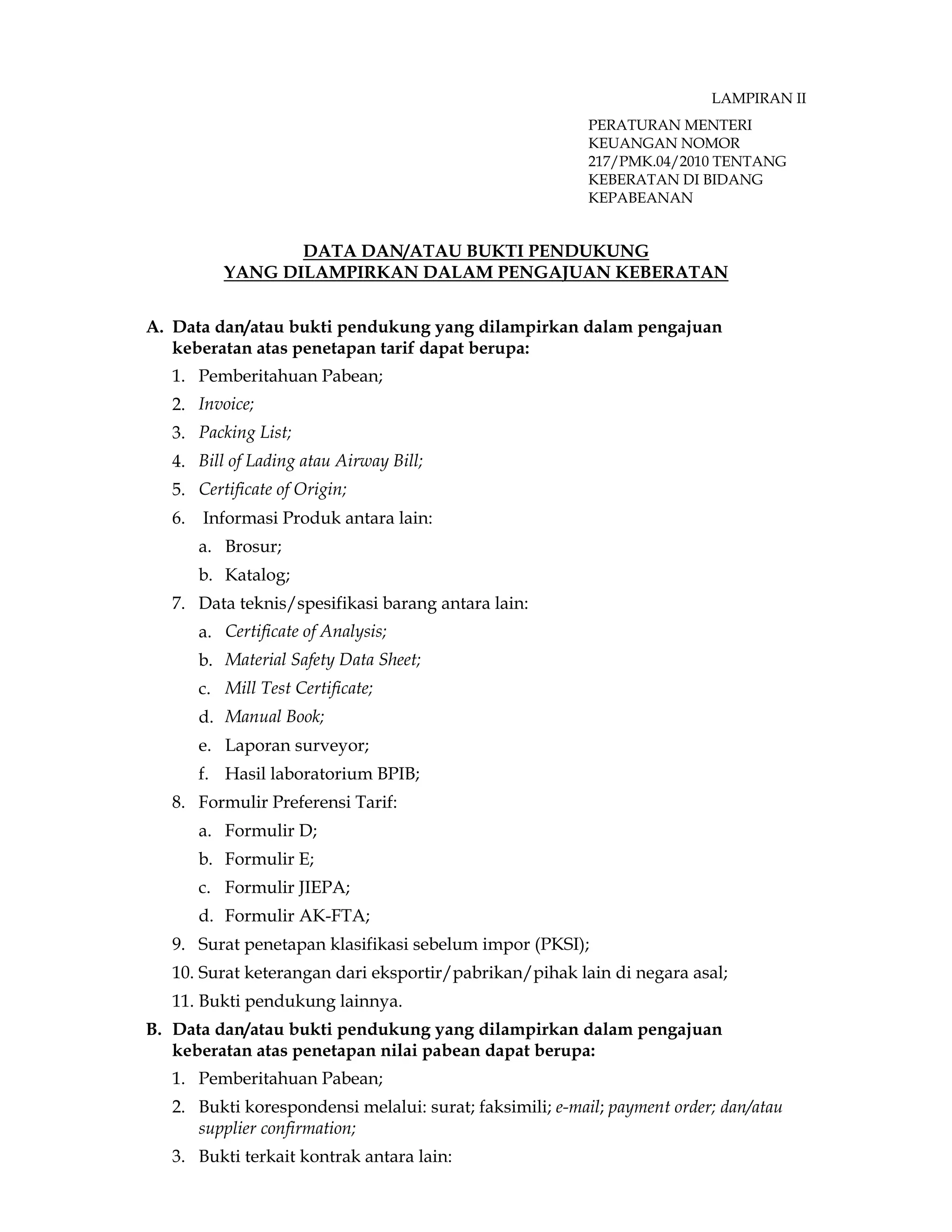 Surat Complain | PDF