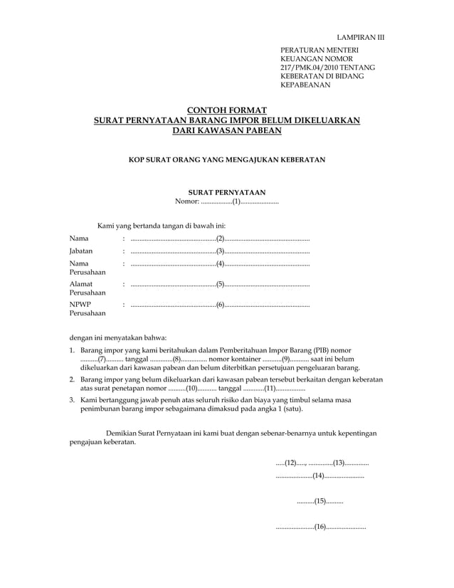 Surat Complain | PDF