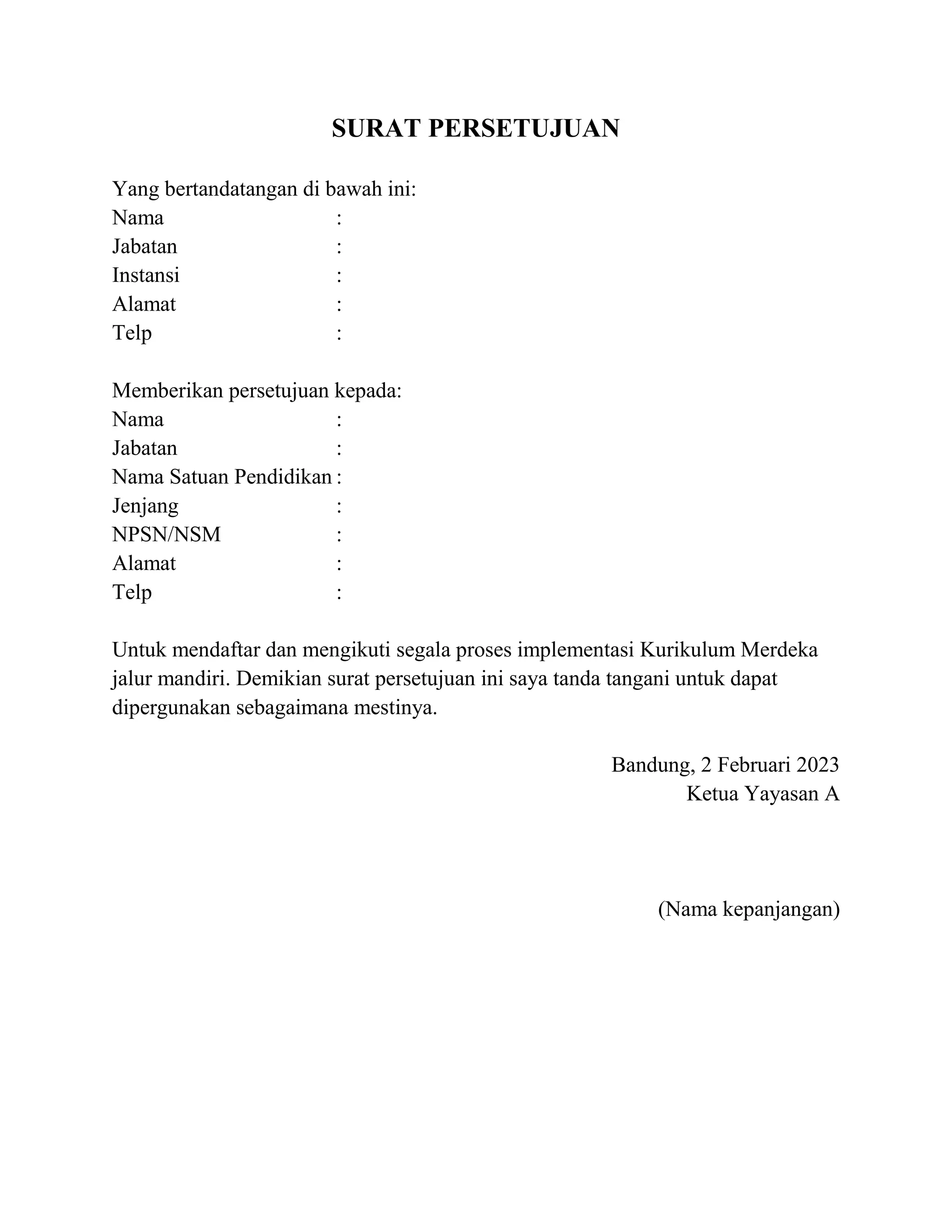 Contoh Surat Persetujuan Yayasan.docx