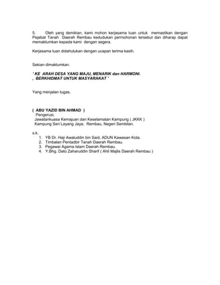 Contoh surat rasmi. | DOC