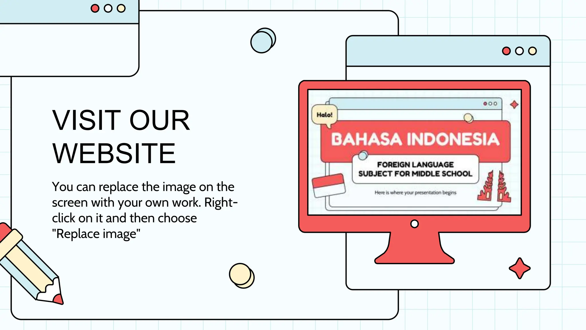 Contoh tamplate power poin presentasi simple unik | PPT