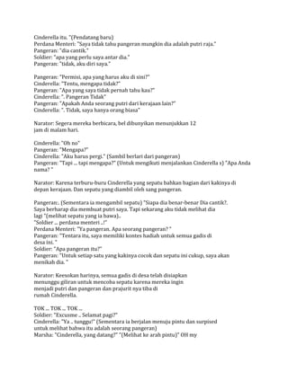 Contoh teks drama bahasa inggris | DOCX