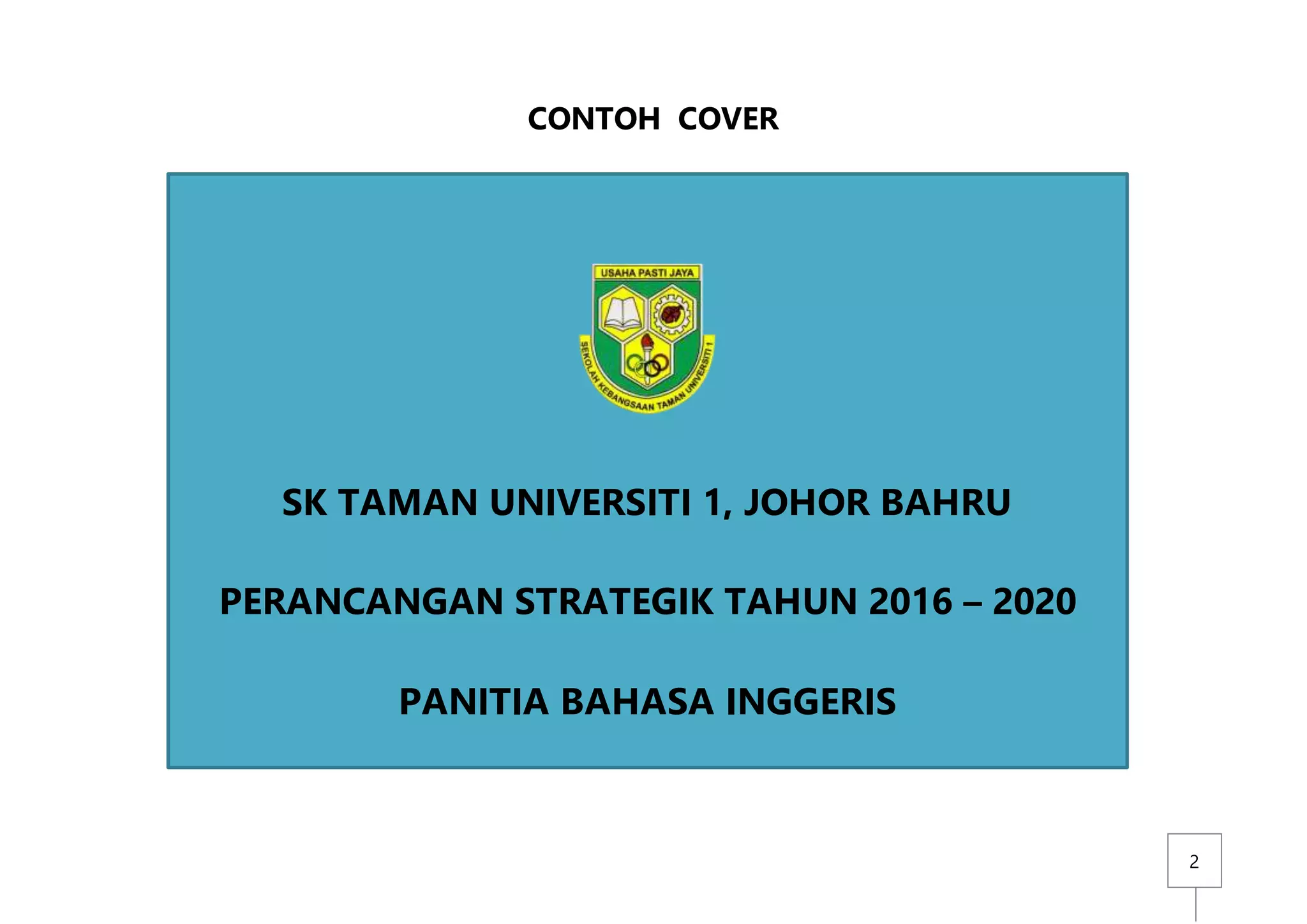Contoh template perancangan strategik | PDF