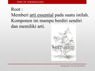 Contoh terminologi kedokteran | PPTX