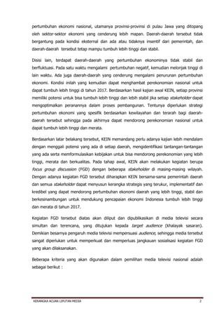Contoh TOR Liputan FGD | PDF