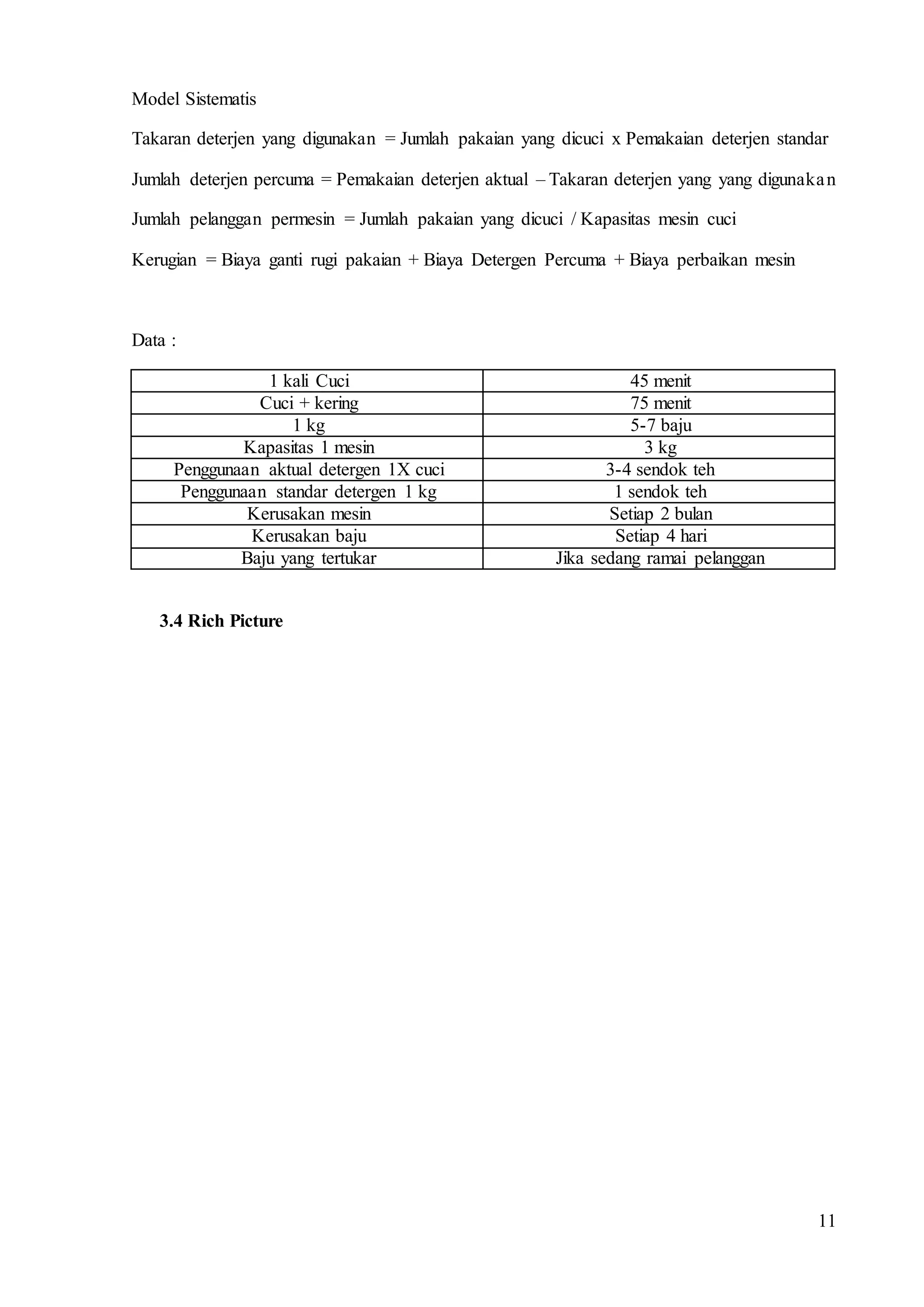 Contoh tugas besar pemodelan sistem | DOCX