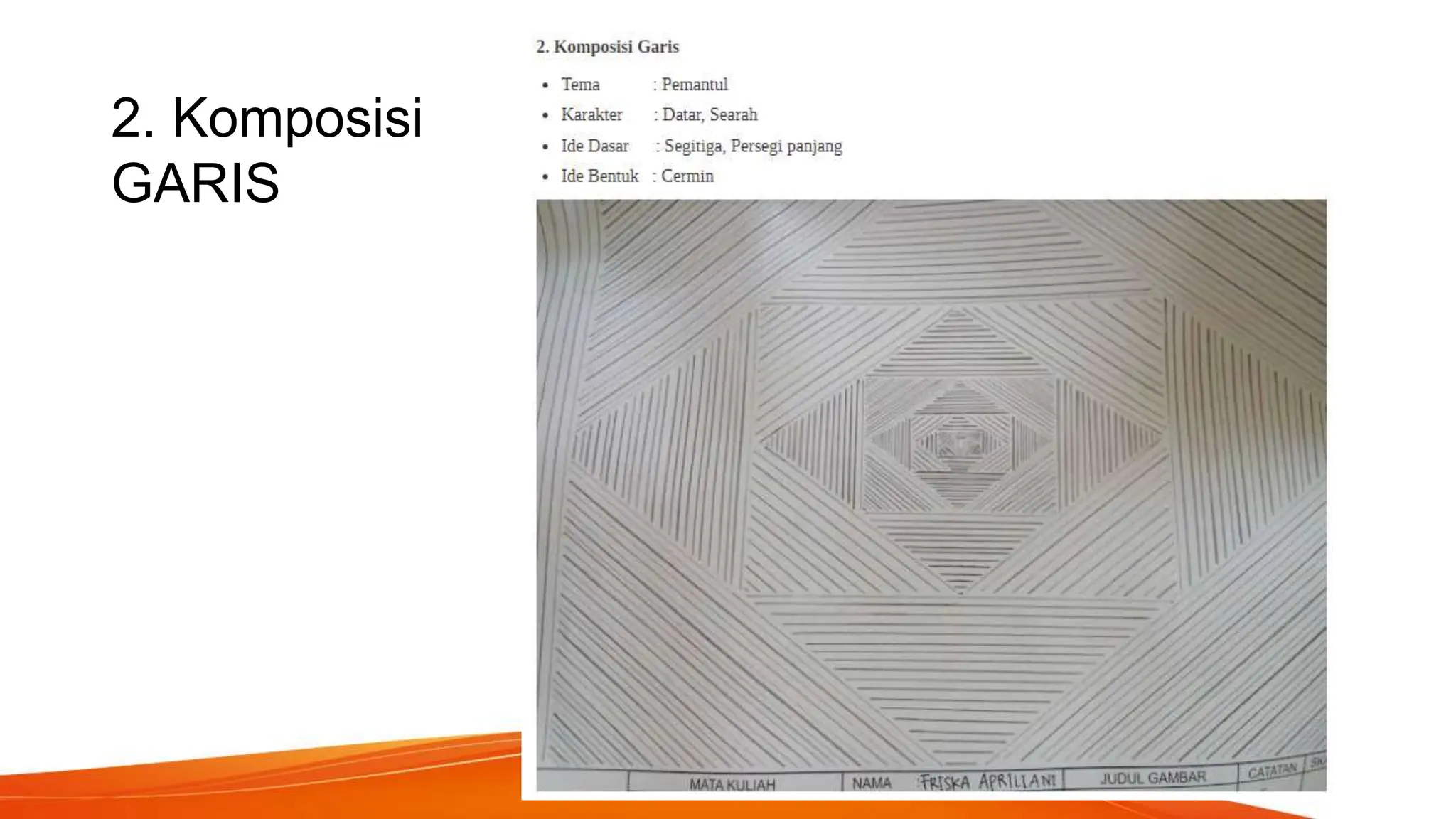 Contoh tugas Mata Kuliah Arsitektur Estetika Bentuk 1 (Esben 1) | PPTX