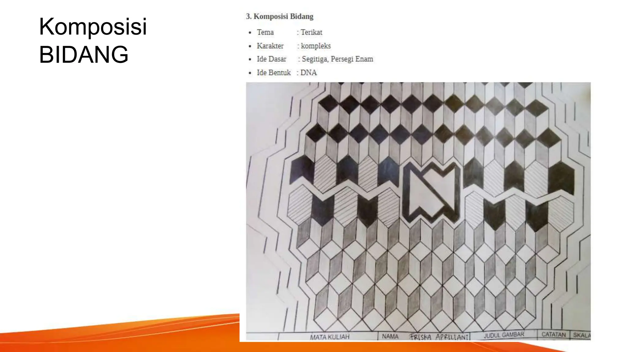 Contoh tugas Mata Kuliah Arsitektur Estetika Bentuk 1 (Esben 1) | PPTX