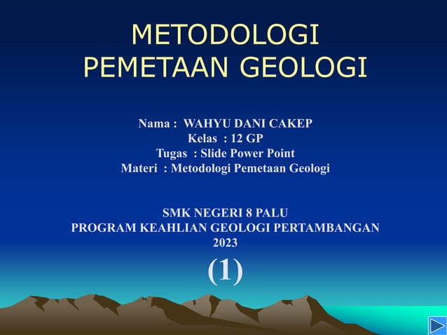 Tugas Powerpoint dasar-dasar-pemetaan-geologi.ppt
