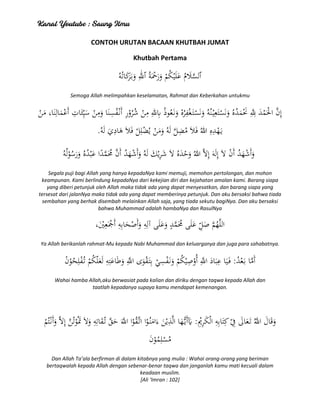 CONTOH URUTAN BACAAN KHUTBAH JUMAT.pdf