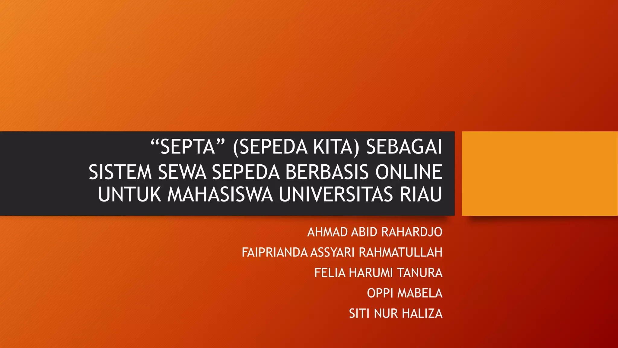 Contoh Usaha Pembuatan Aplikasi Sederhana - Kewirausahaan | PPT