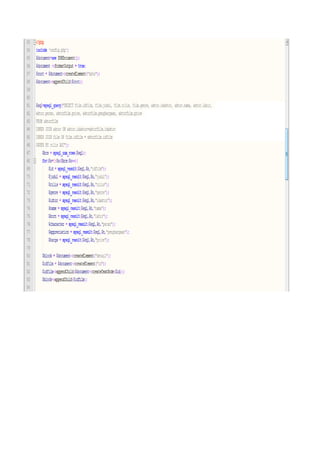 Contoh website crud yang dapat mengenerate file xml | DOC