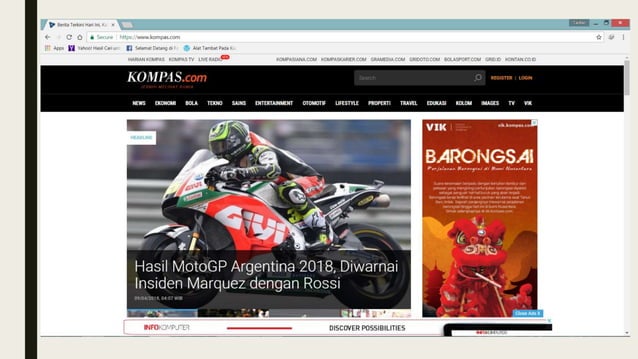 Contoh web statis, dinamis, dan interaktif | PPTX