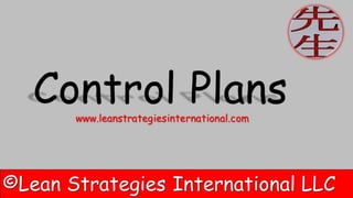 Control plan overview | PDF