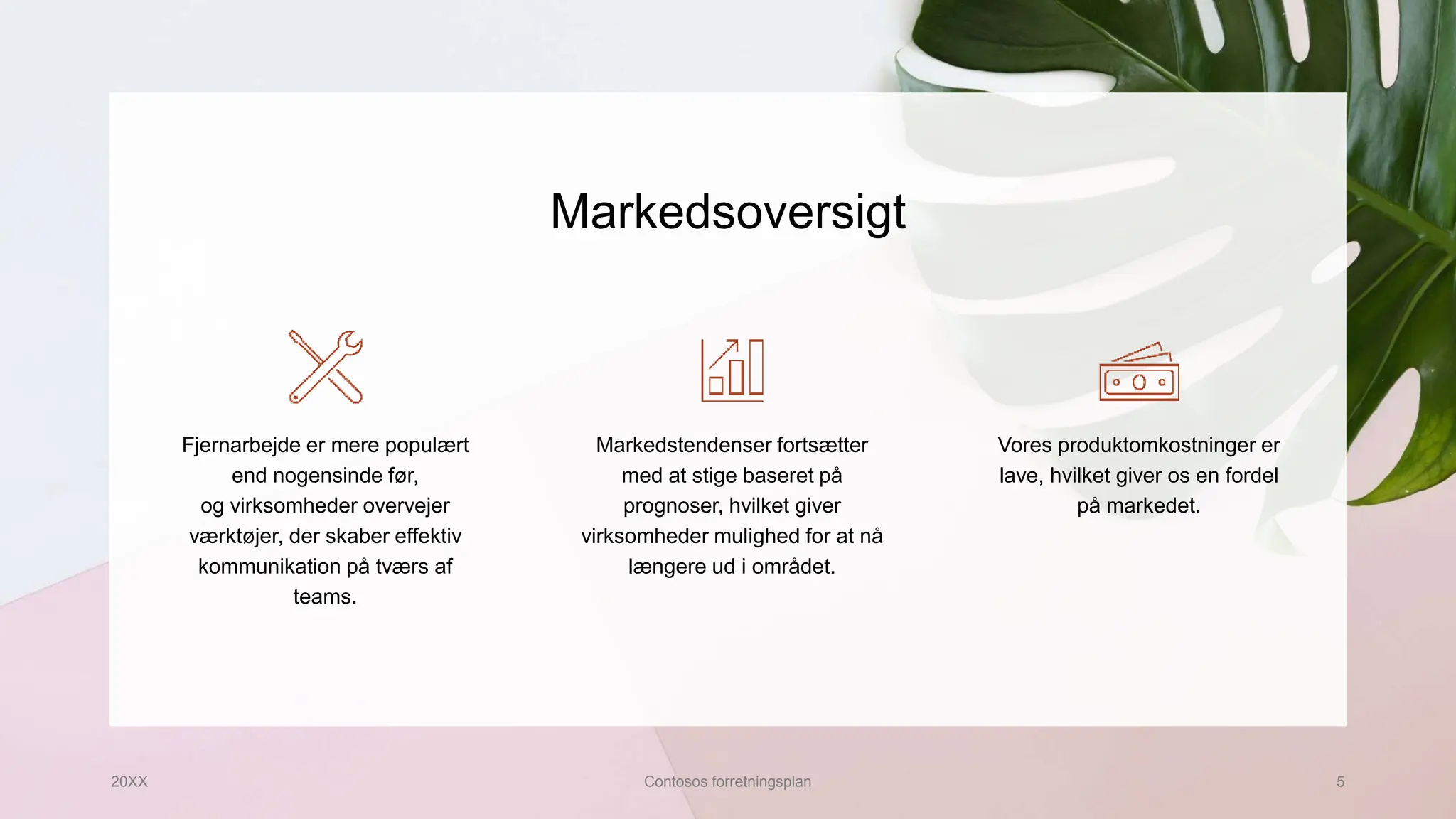Contosos forretningsplan - Template for creating business plans | PPT