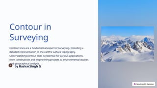 Contour-in-Surveying.pptx topics presentation | PPT