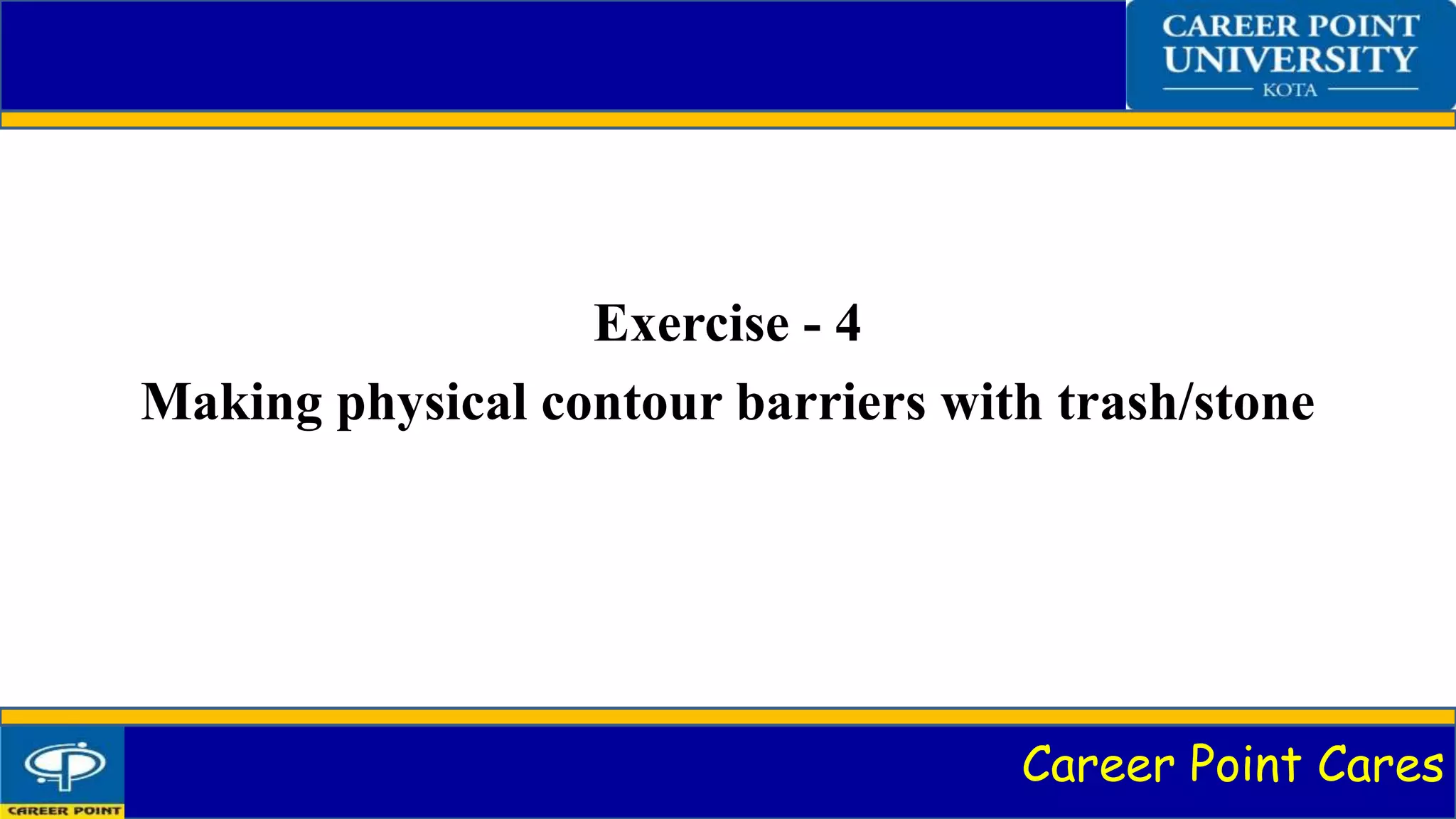Contour barriers | PPT