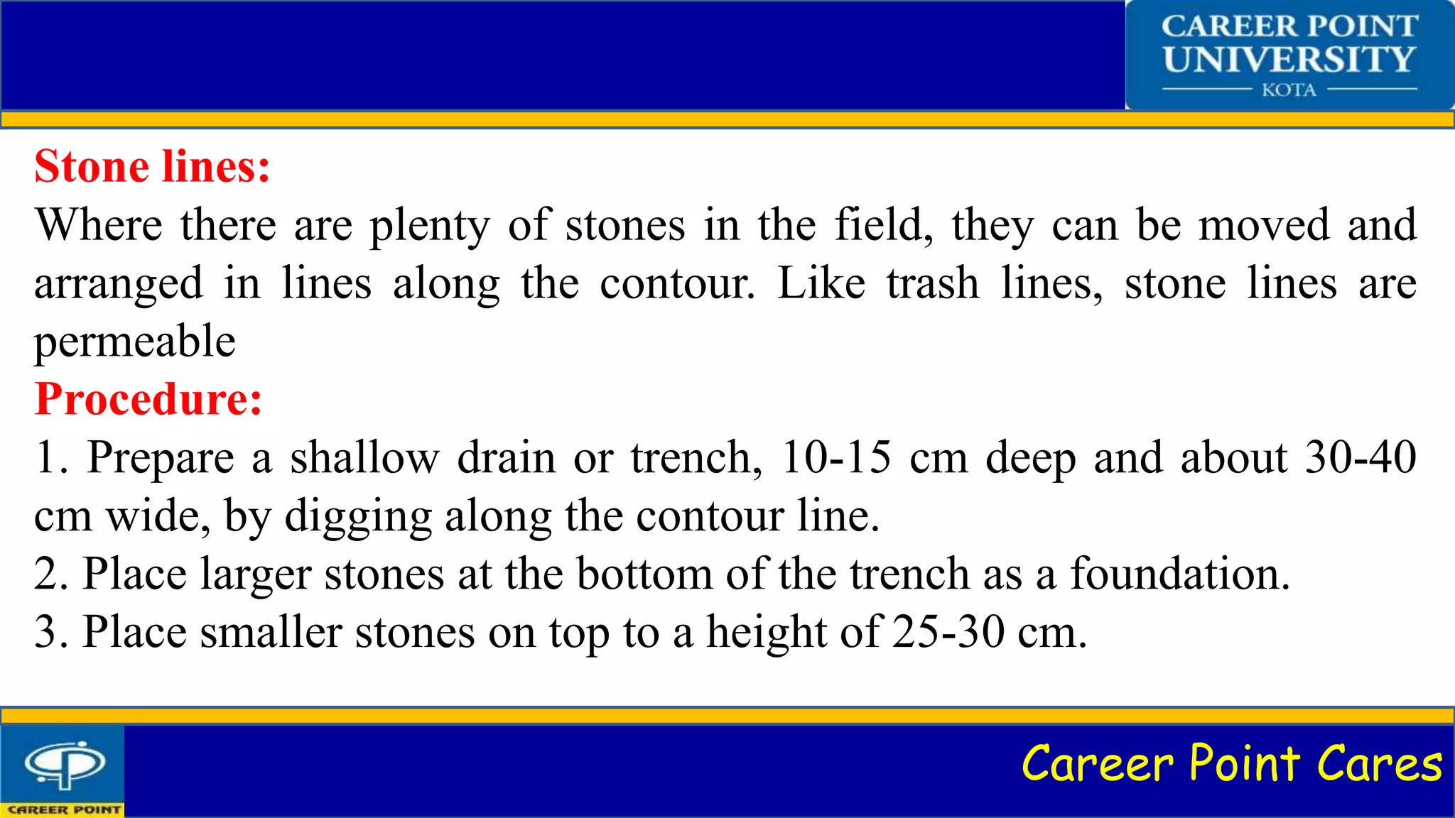Contour barriers | PPT