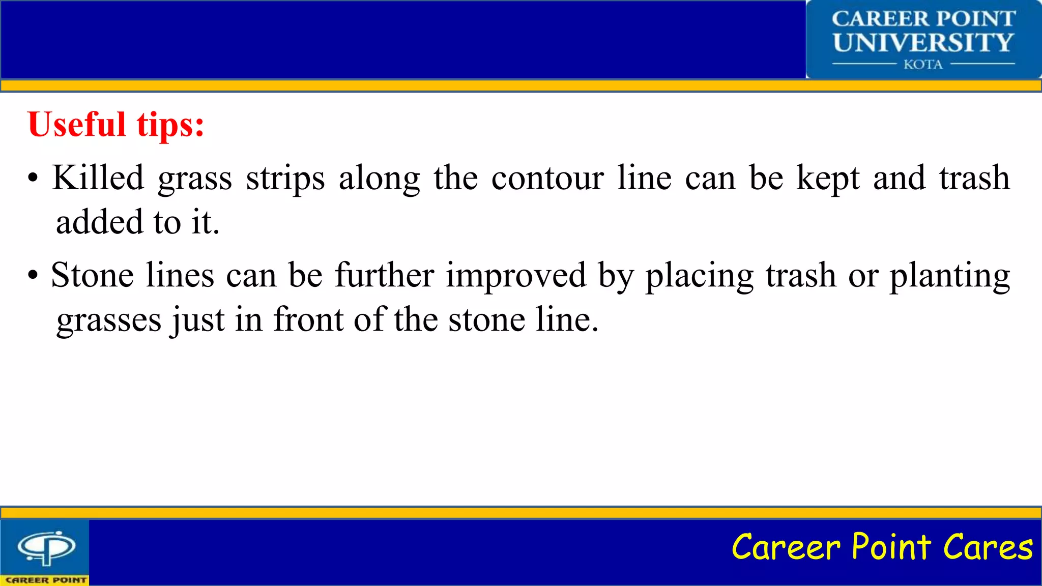 Contour barriers | PPT